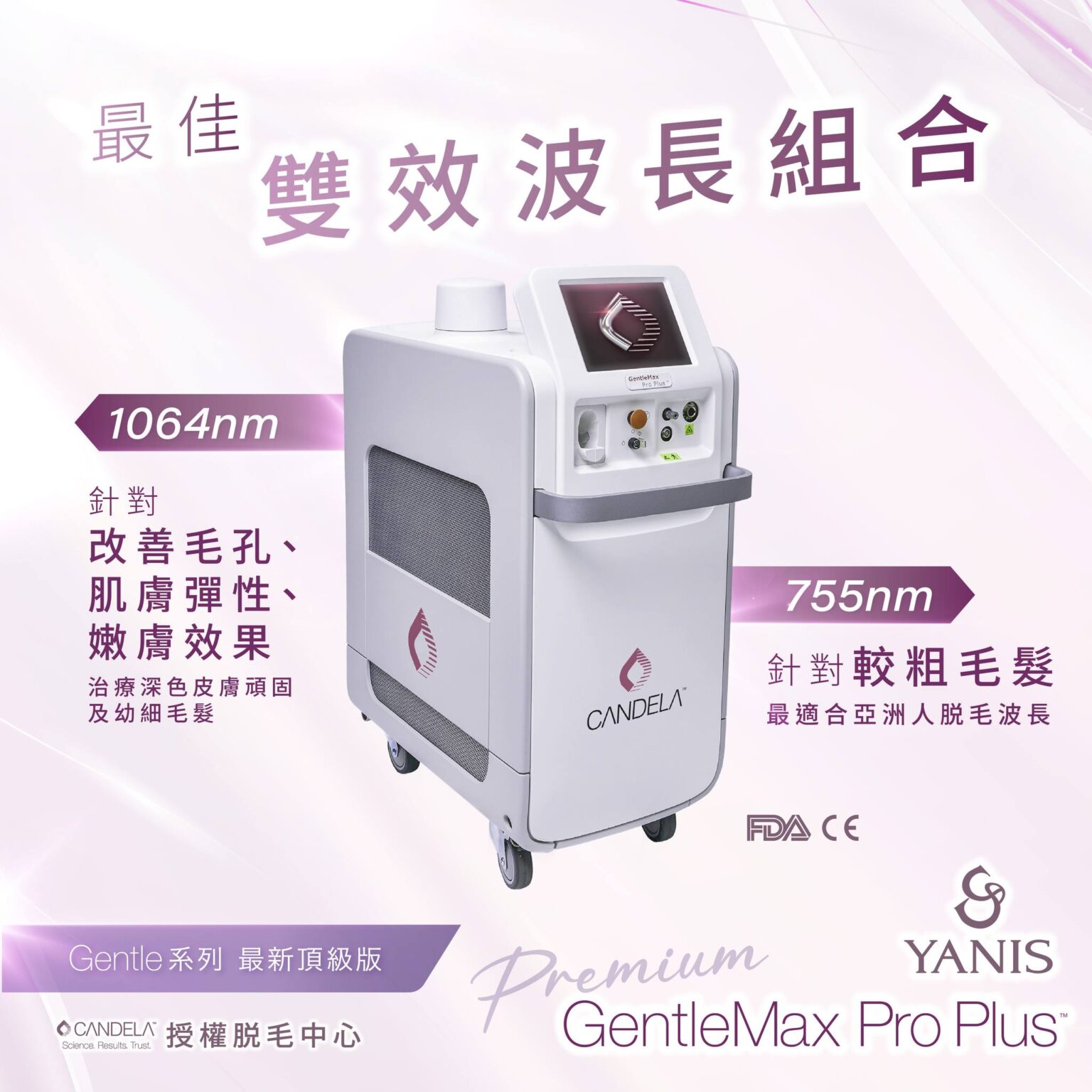 激光脱毛的最佳選擇：Yanis Beauty 首先引進 GentleMax Pro Plus™️！其特點、優勢和效果是什麼？ - Yanis ...