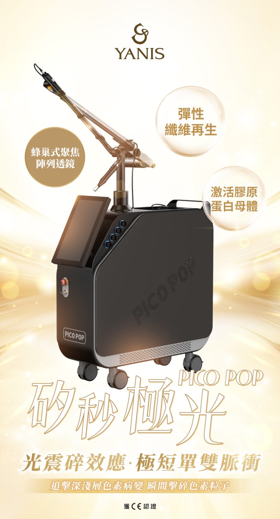 《Pico Pop 矽秒極光療程：讓你的肌膚彈走瑕疵、炸出光感》 - Yanis Beauty